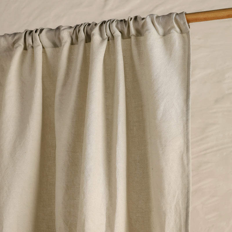 100% Linen Curtain - Light Grey – Mytri Designs