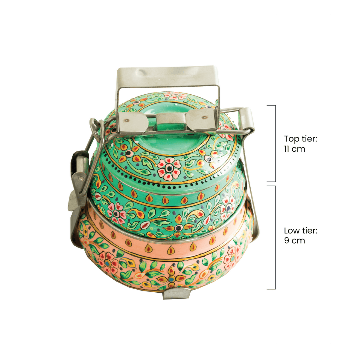 Two Tier Indian Tiffin Box - Mytri Designs