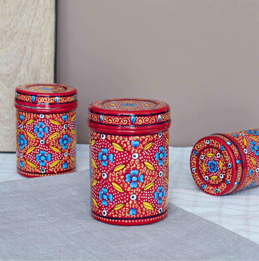 Decorative Kitchen Storage Tins With Lids - Mytri Design – Mytri Designs