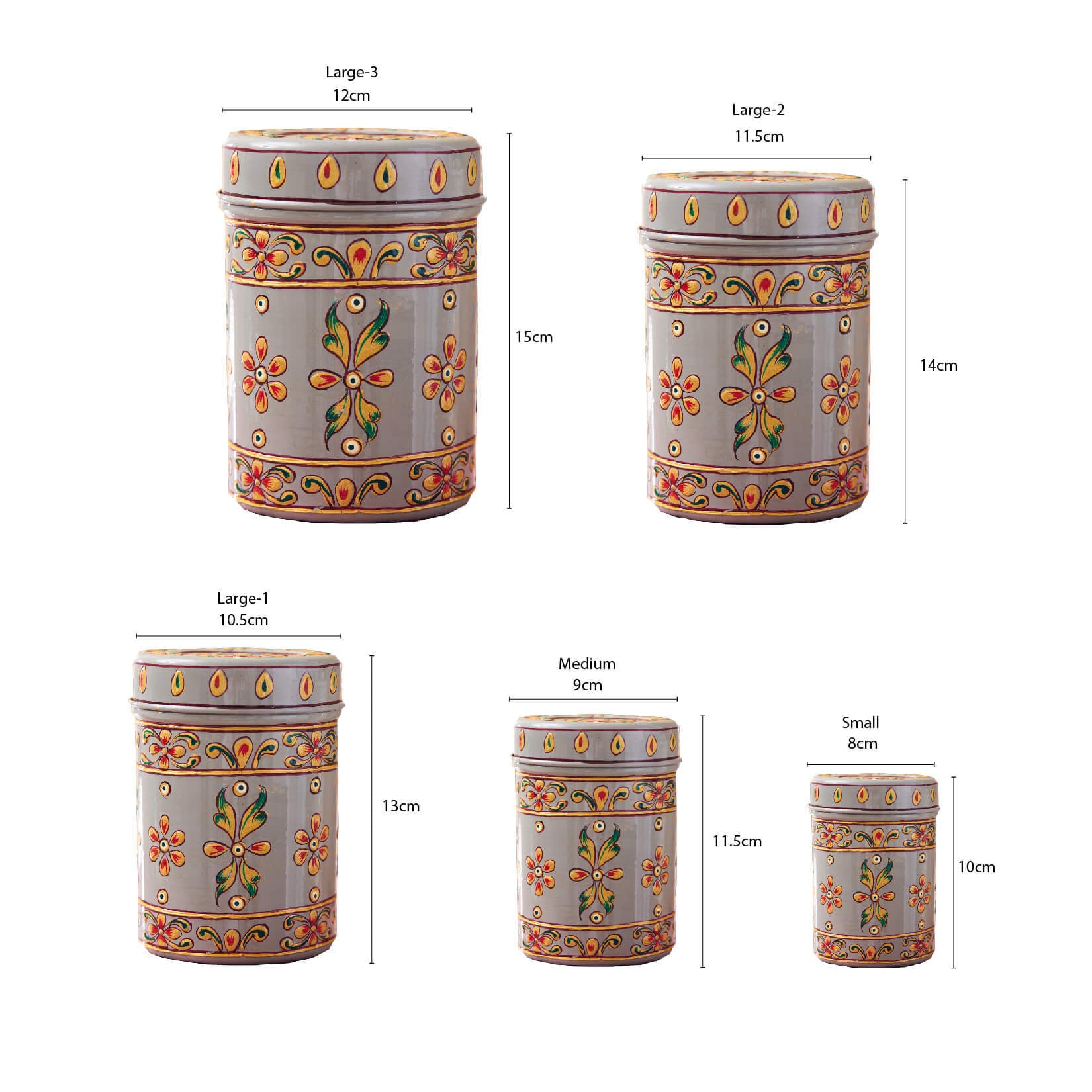 Decorative Kitchen Storage Tins With Lids - Mytri Design – Mytri Designs