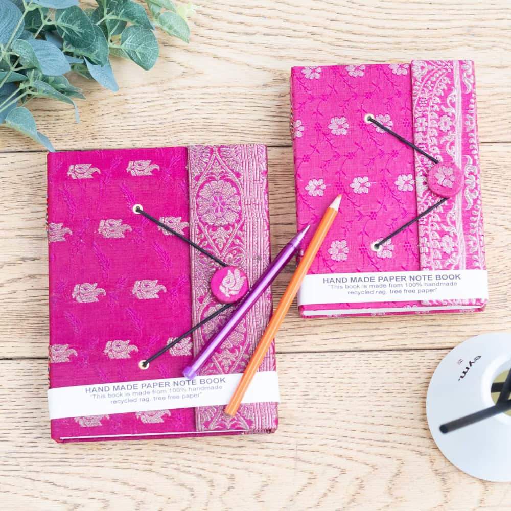 Handmade Paper & Sari Journal Notebook | Mytri Designs