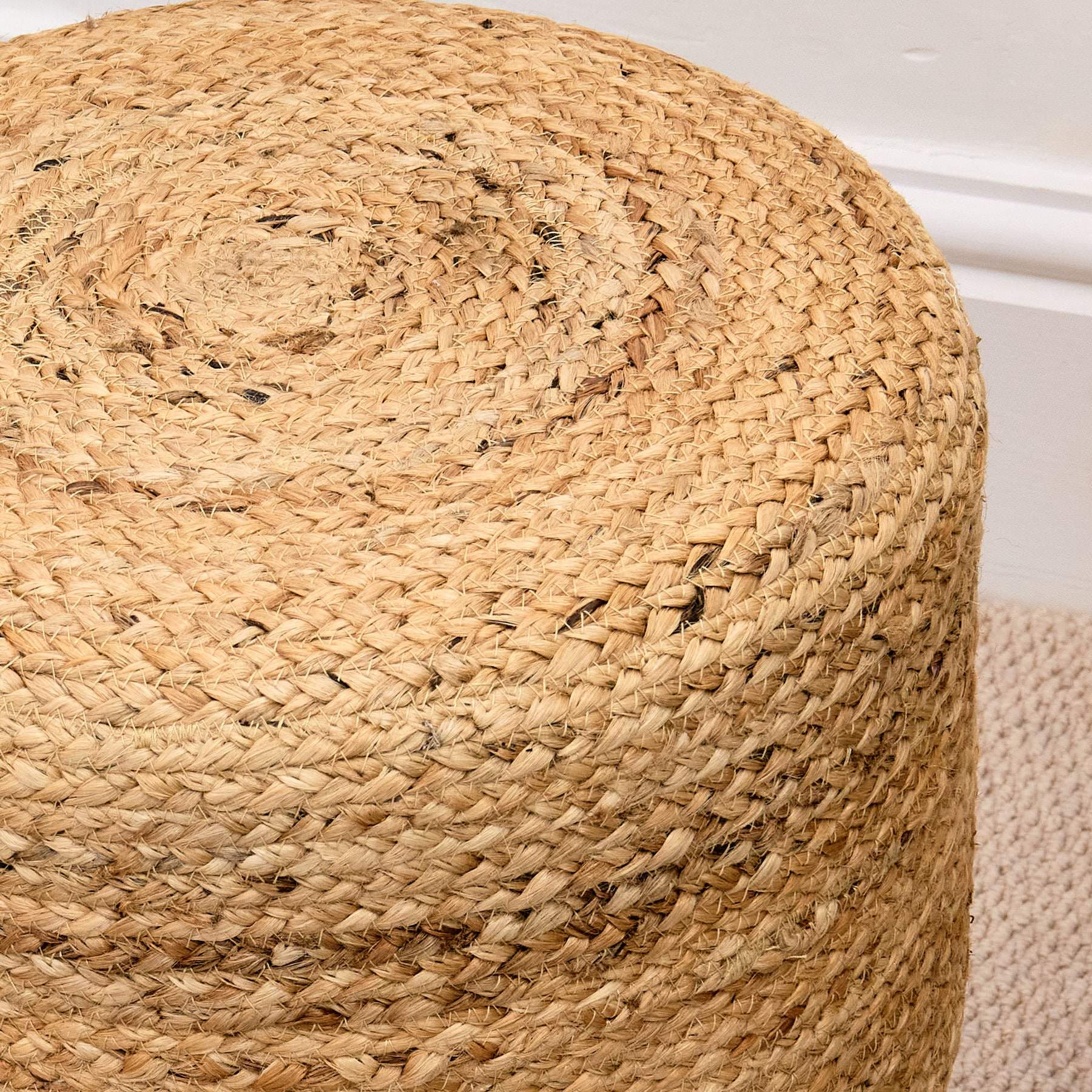 EcoBlend Jute Footstool – Mytri Designs