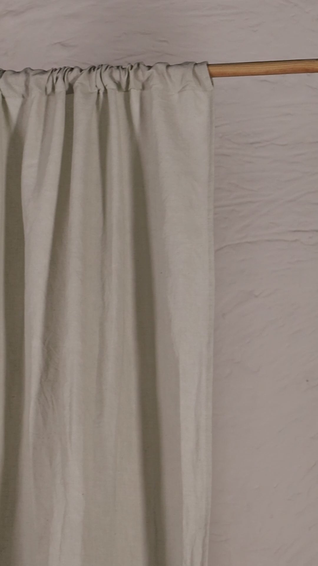 100% Linen Curtain - Light Grey – Mytri Designs