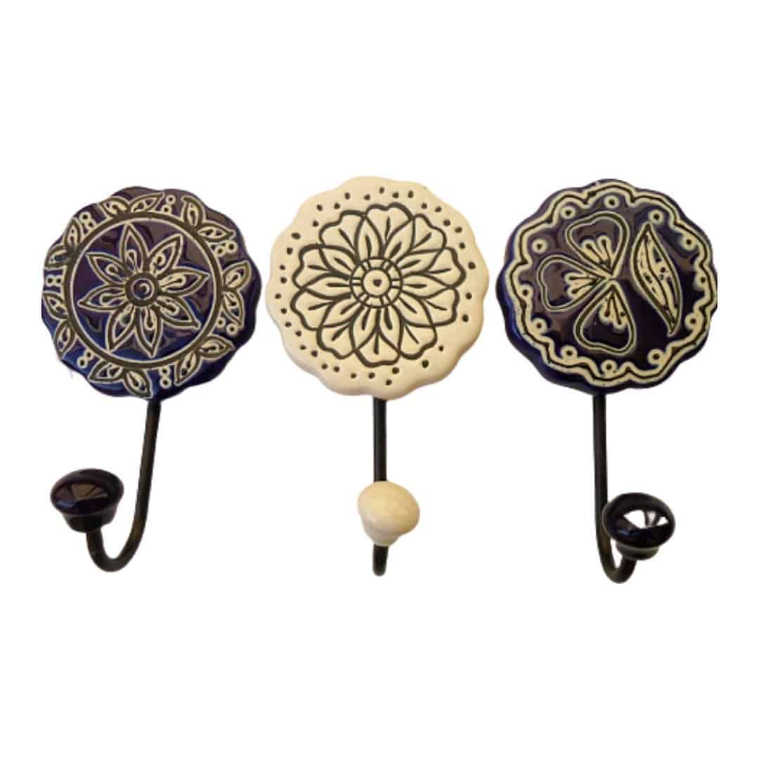 Ceramic Wall Hooks - Mytri Designs
