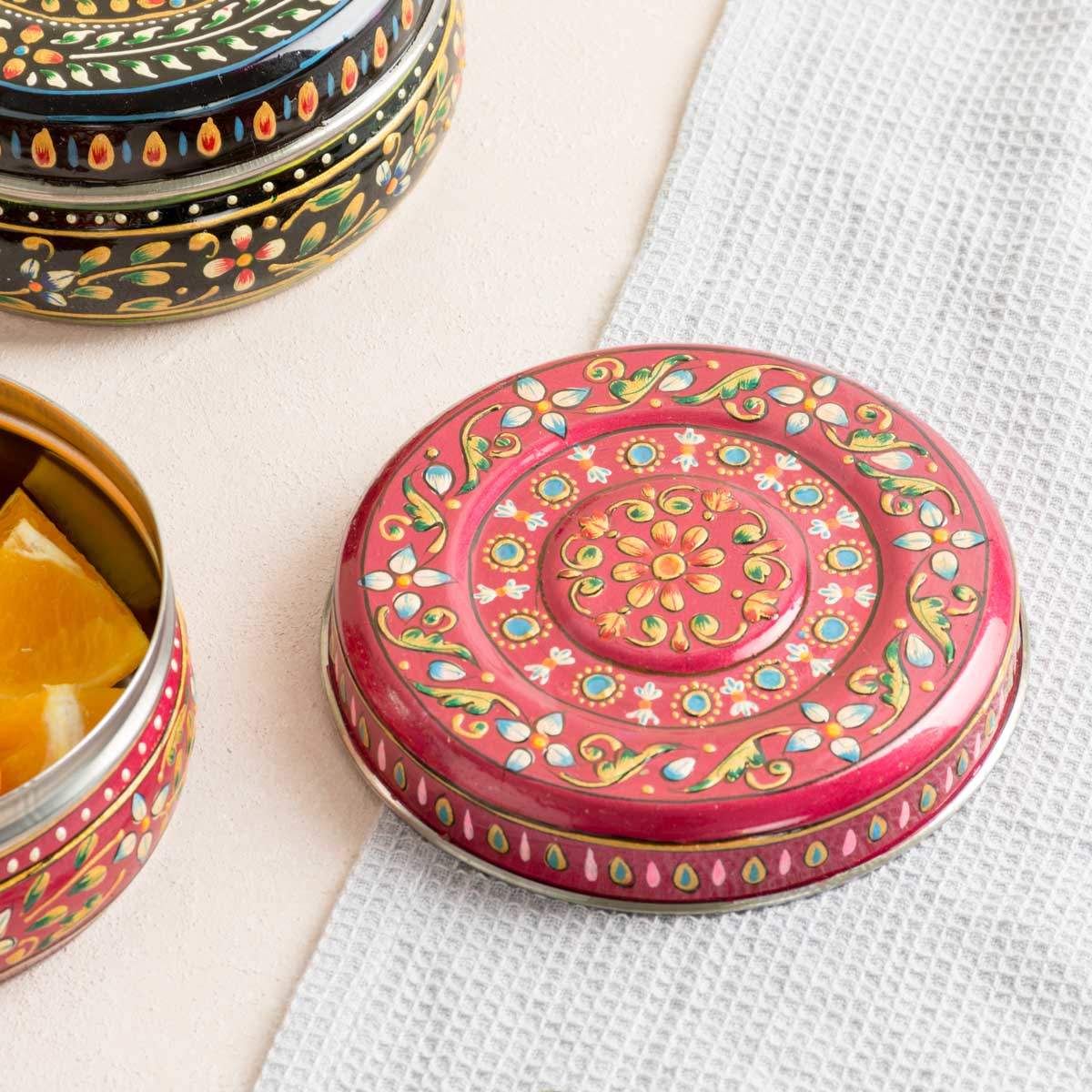 Decorative Tiffin Box - Single Tier - Mytri Designs