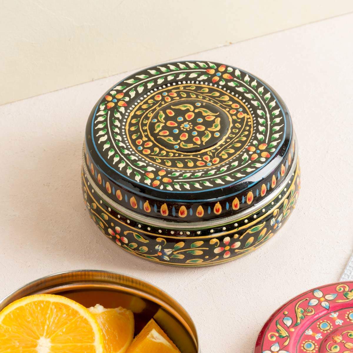 Decorative Tiffin Box - Single Tier - Mytri Designs