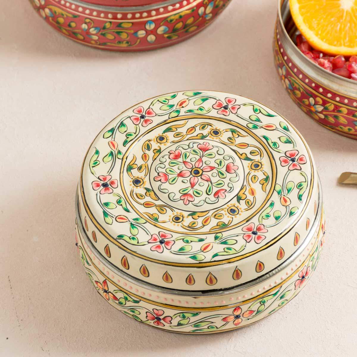 Decorative Tiffin Box - Single Tier - Mytri Designs